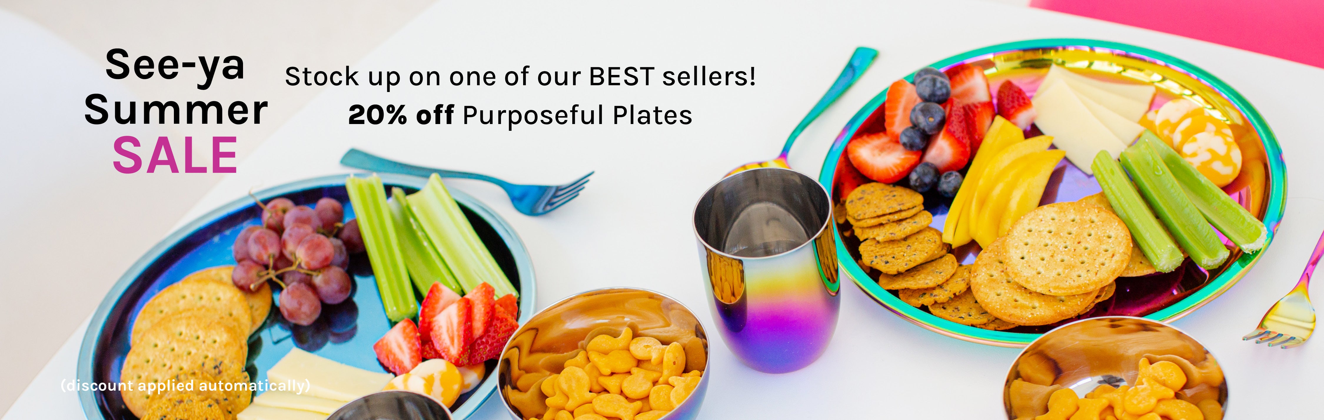 Ahimsa - Stainless Steel Kids Dishes for Mindful Mealtime.
