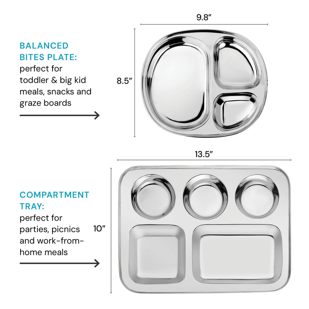 Compartment Tray (Pack of 4) – AHIMSA®